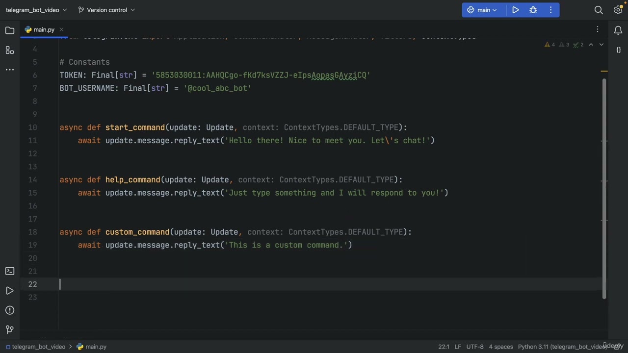021. Create  a Telegram Bot | Using Python