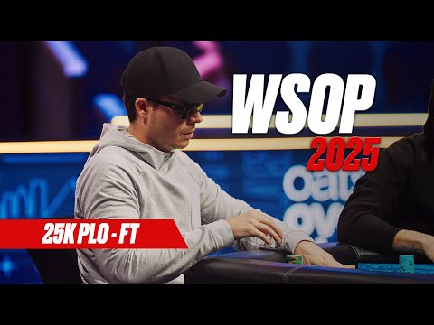 World Series of Poker 2025 #51 Pot Limit Omaha High Roller 25k - Tavolo finale