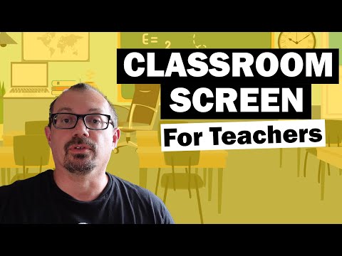 Classroom Screen: Tutorial for Teachers: FREE Web Tool