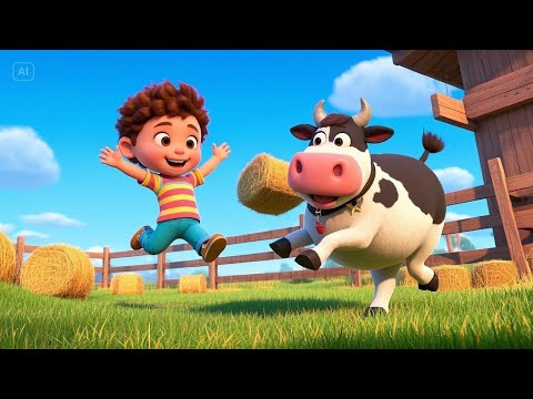 Baby Cow Says Moo Moo Moo | Popular Nursery Rhyme | Educational Kids Songs