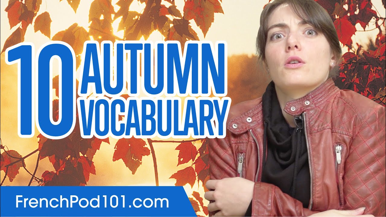 French Autumn Vocabulary
