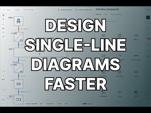 Design Single Line Diagrams Faster