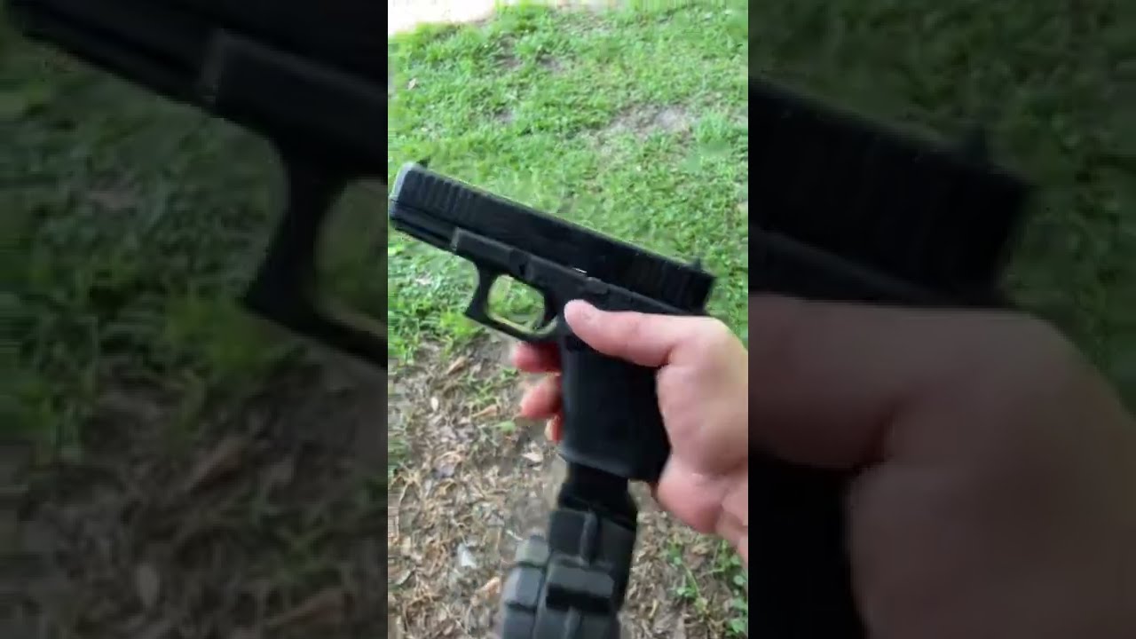 Glock 19 Gen 5 50 round drum mag.