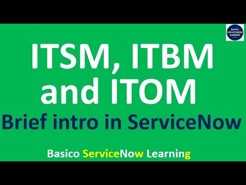 ServiceNow ITSM | ServiceNow ITOM | ServiceNow ITBM - Brief of All ServiceNow Applications