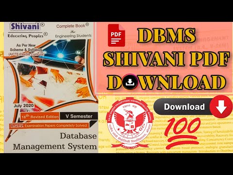 DataBase Management System Shivani Pdf Download | Dbms Shivani Pdf Download