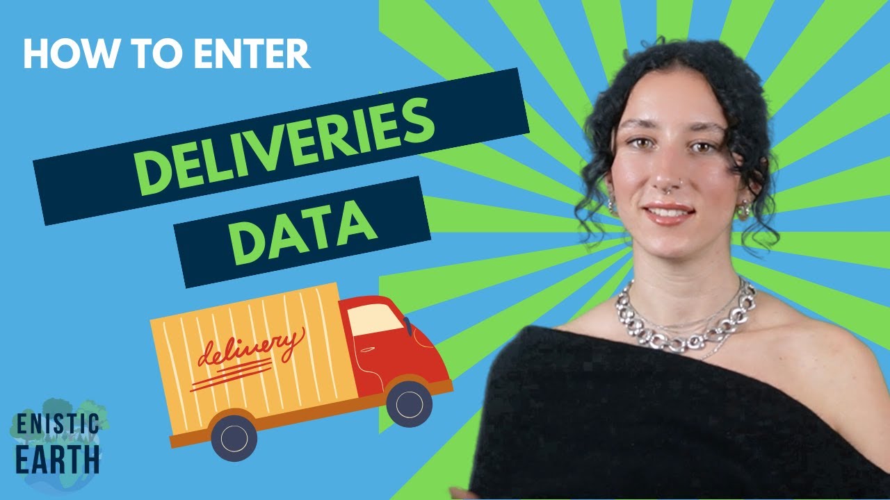 How to calculate your carbon emissions using DELIVERIES data on Enistic Earth