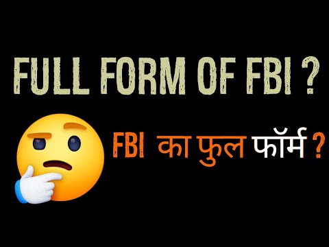what is the full form of FBI ?