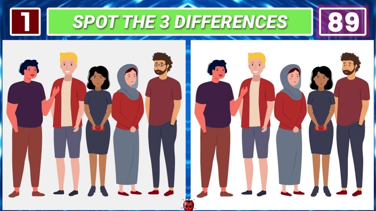 Spot The Difference : Only Genius Find Differences