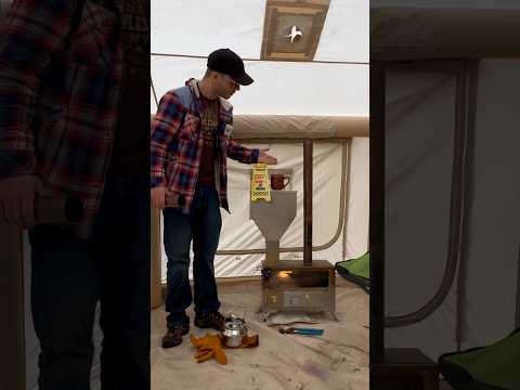 Amazon’s CHEAPEST HOT TENT PELLET STOVE #adventureswithspackmann #hottent #hottentstove