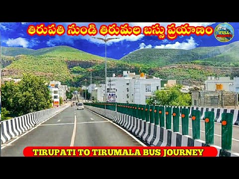 Tirupati To Tirumala : Full Bus Journey Beautiful View | Full Journey | Full bus journey in India