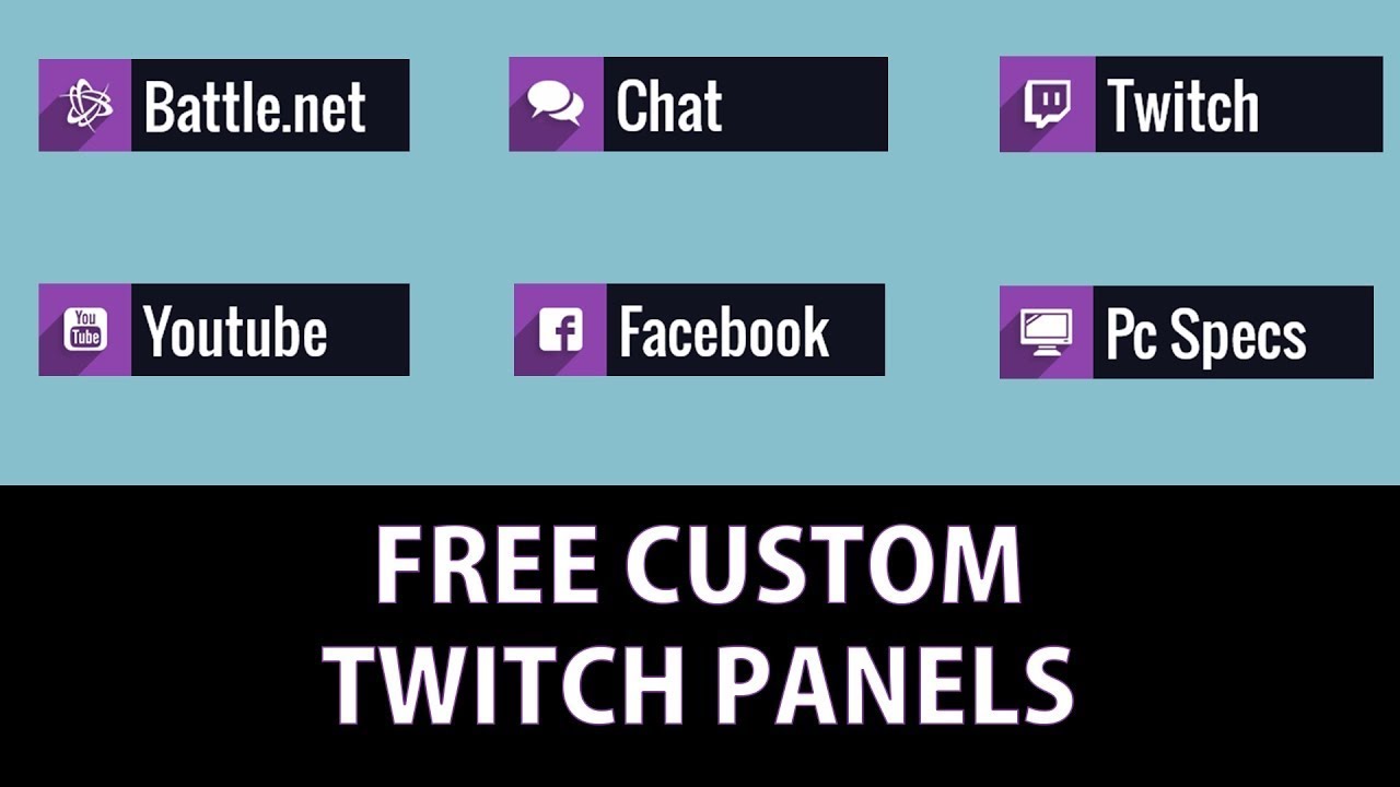 HOW TO CREATE FREE CUSTOM TWITCH PANELS?!!}TUTORIAL!