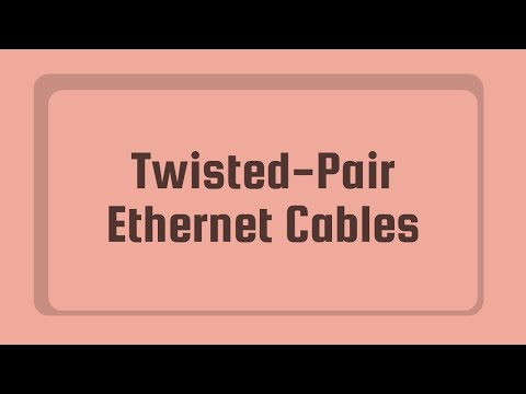 Twisted-Pair Ethernet Cables Explained | Network Fundamentals
