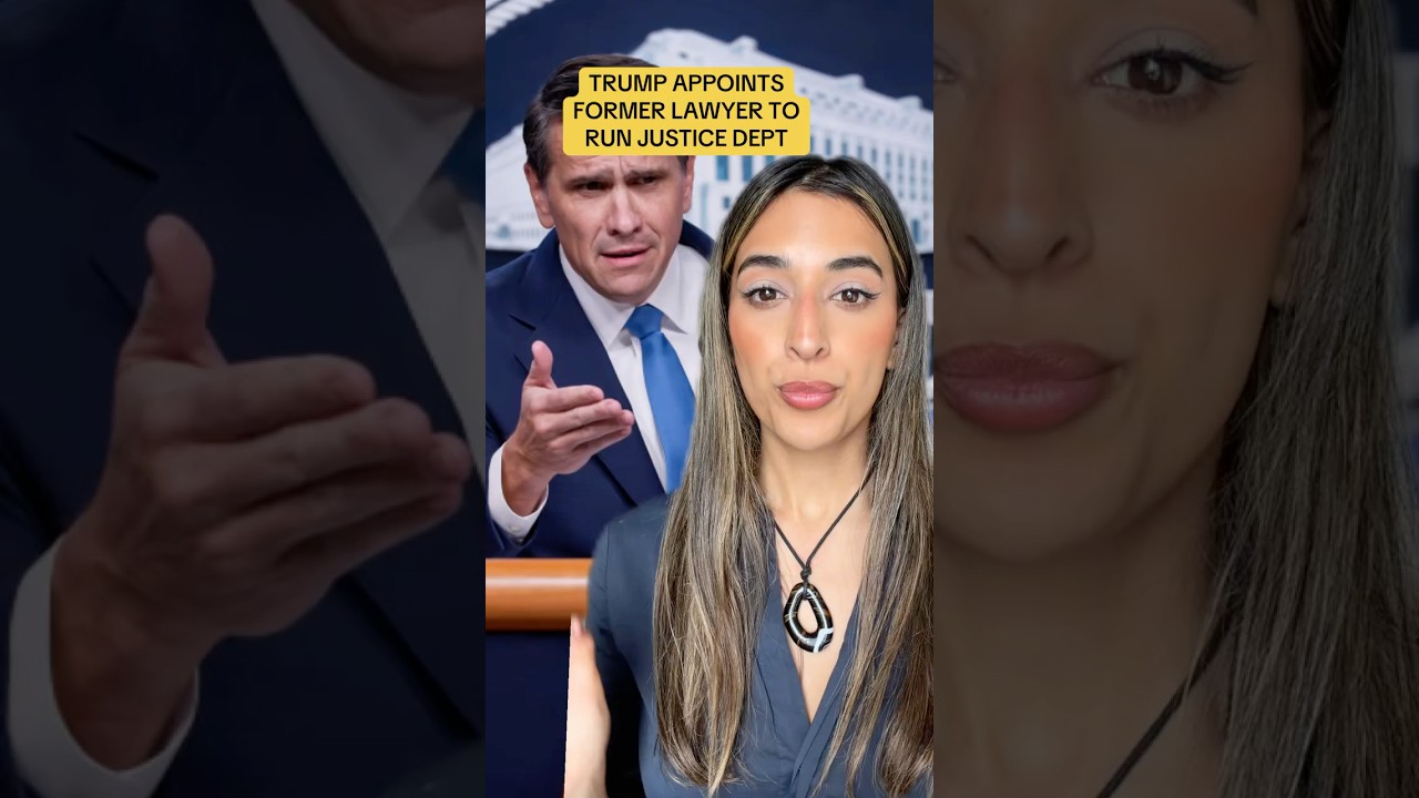 Trump appoints his former lawyer to run Justice Dept