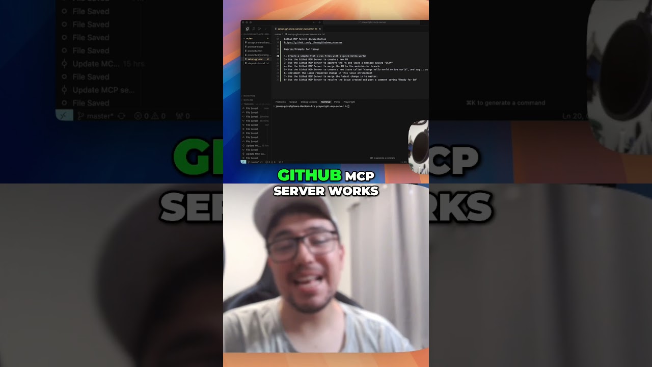 Code Like a PRO  Create HTML Files Instantly with GitHub MCP! #mcpserver #github #testing