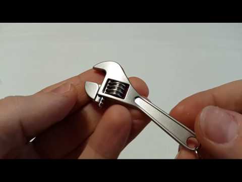 Adjustable Wrench Key Chain - GearBest