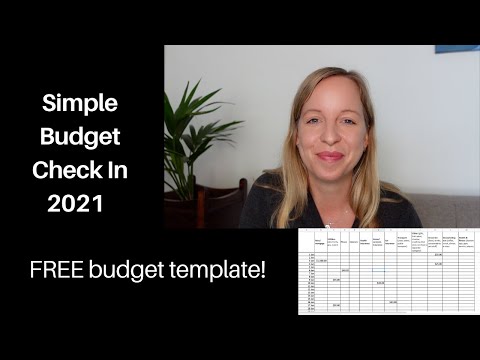 Simple Budgeting: January check in and FREE template