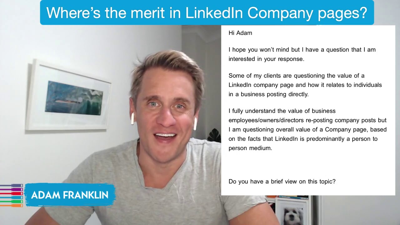 The merit of LinkedIn Company Pages