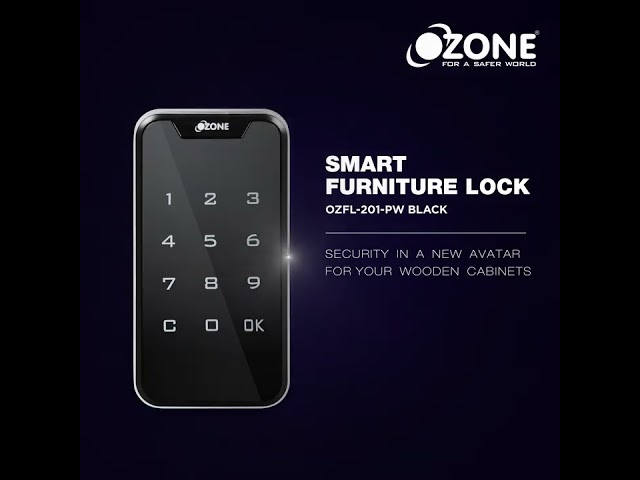 Ozone Digital Cabinet Locks - Furniture Locks - Ozone 201 Life Smart Furniture Lock with ...