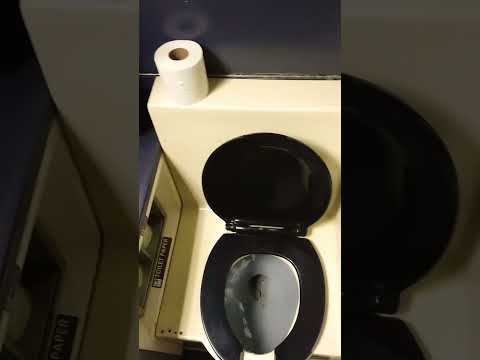 Bathroom Tour on Amtrak Train (coach class) #amtrak #traintravel