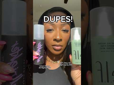 Could this $10 setting spray be the DUPE for the Urban Decay All Nighter? #makeup #dupes