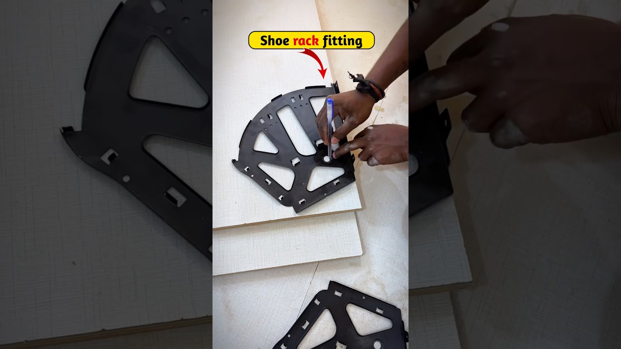 small space shoe rack fitting | #vishalfurniture #shortvideo