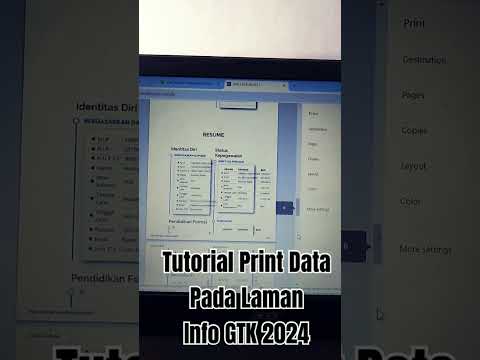 Tutorial Print Data di Info GTK