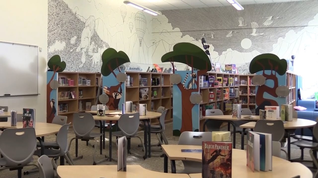 Sand Lake Elementary Library Gets Major Makeover