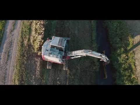 Takeuchi TB2150 - Mowing - Mavic 2 Pro Footage - 4K