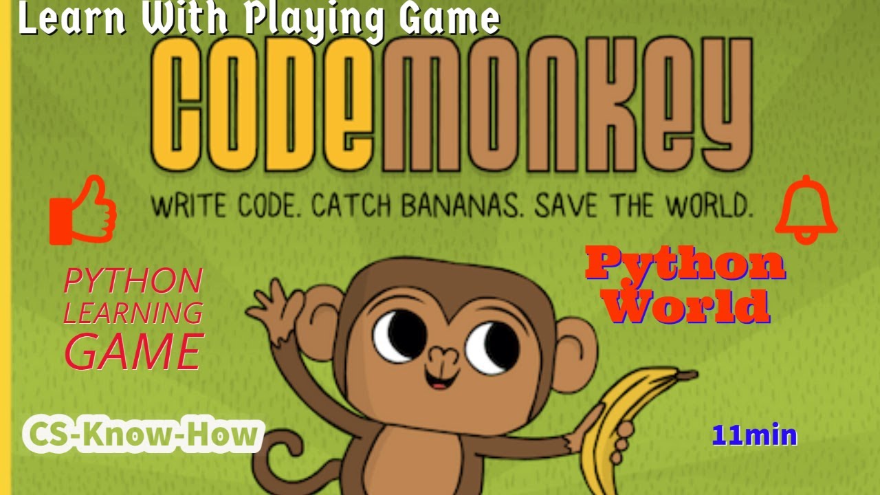 Best Python Learning Game for beginners CodeMonkey | 2021 | 11min