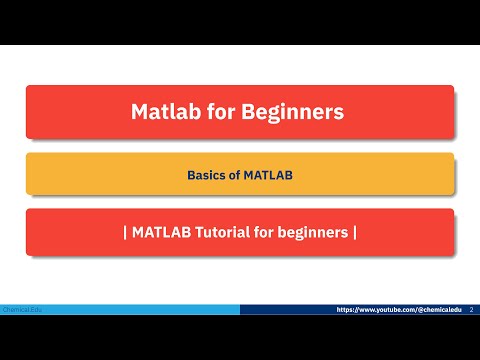Introduction to MATLAB for beginners | How to use MATLAB | MATLAB Tutorial for beginners |