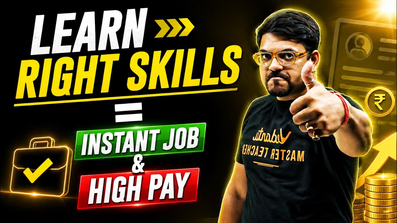 Top Skills to Learn in 2026 🔥 High Salary Jobs & Future Careers | Harsh sir