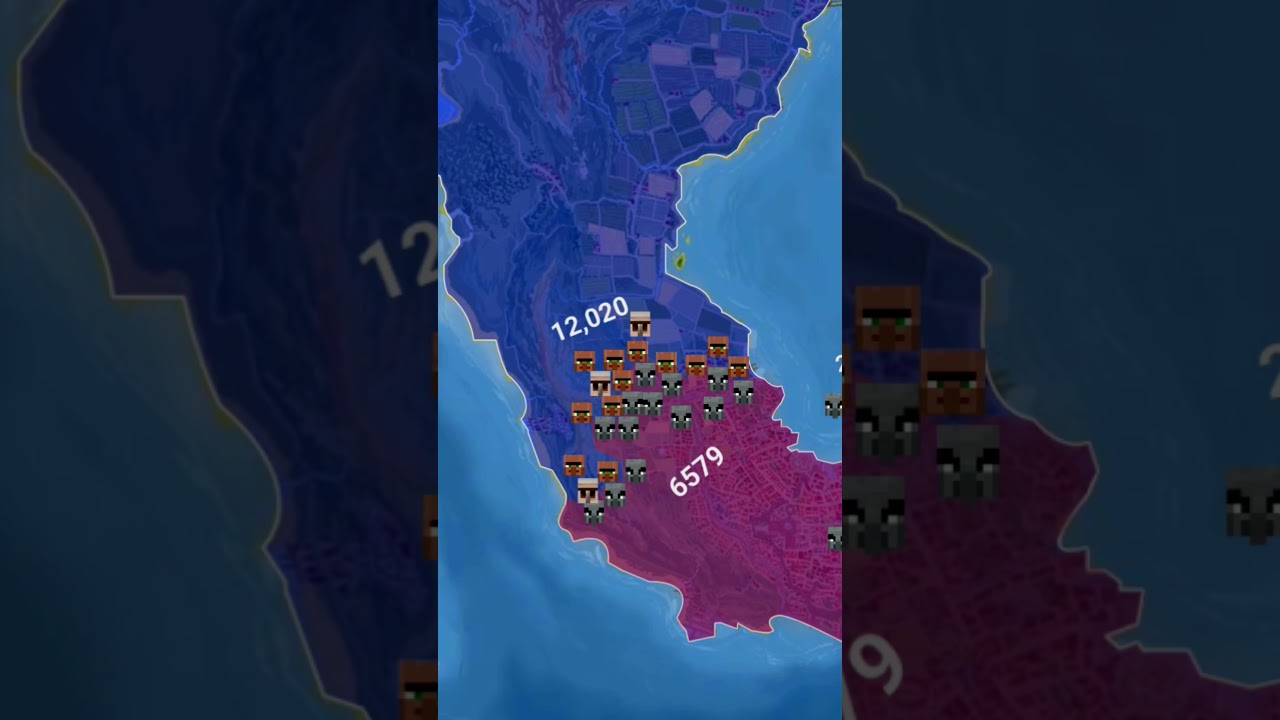 fall of pillageria #minecraft #pillager #villager #battle