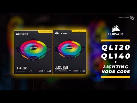 HOWTO Corsair QL120 & QL140 RGB Fan + Lighting Node Core - Easy Installation & Setup Guide