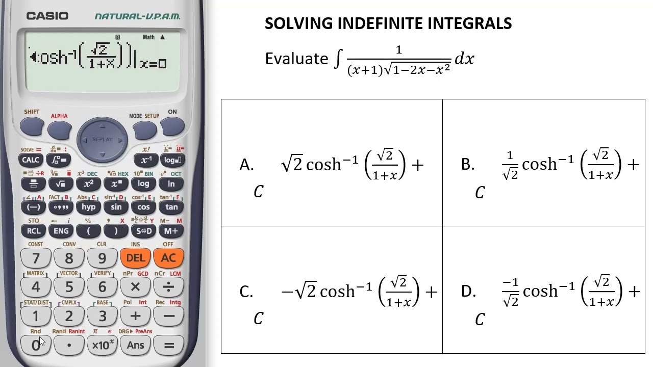 [CalcYou] Solving Indefinite Integrals Example 4