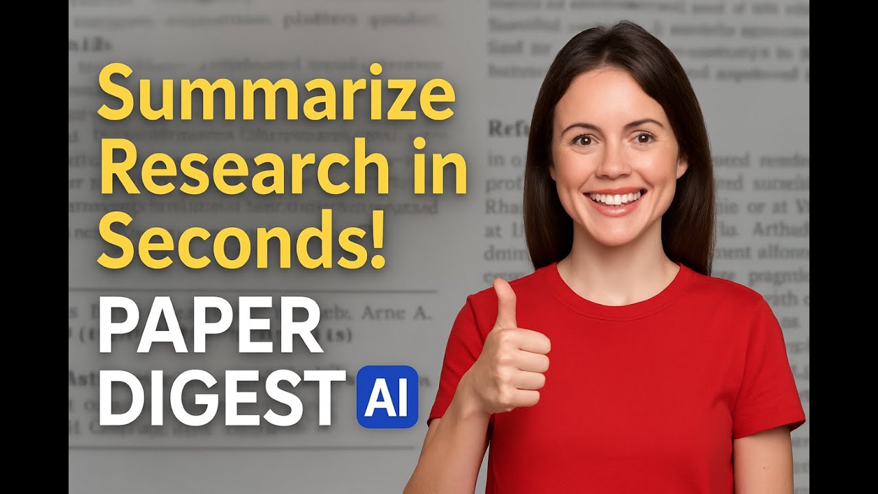 📄 Paper Digest AI Review | Instantly Summarize Research #PaperDigest #AIForResearch #PhDTools