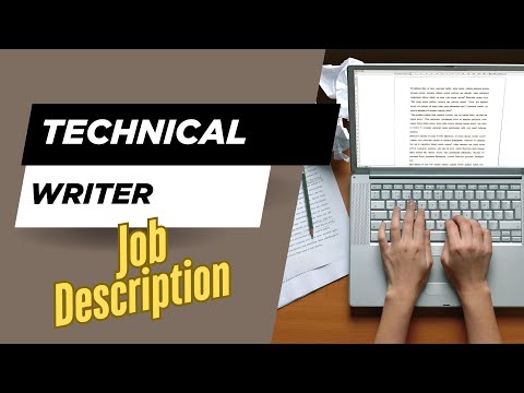 Job description of Technical Writer - Role, Responsibilities & Skills