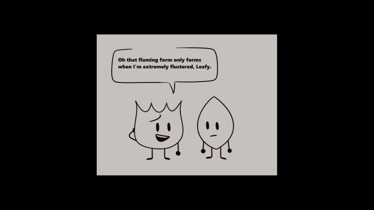 Leafy Makes Firey Blush (Fireafy) [BFDI Comic]
