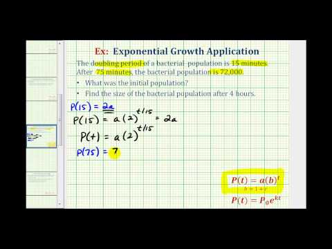 Exponential Growth Equation