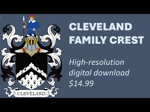 Cleveland Family Crest