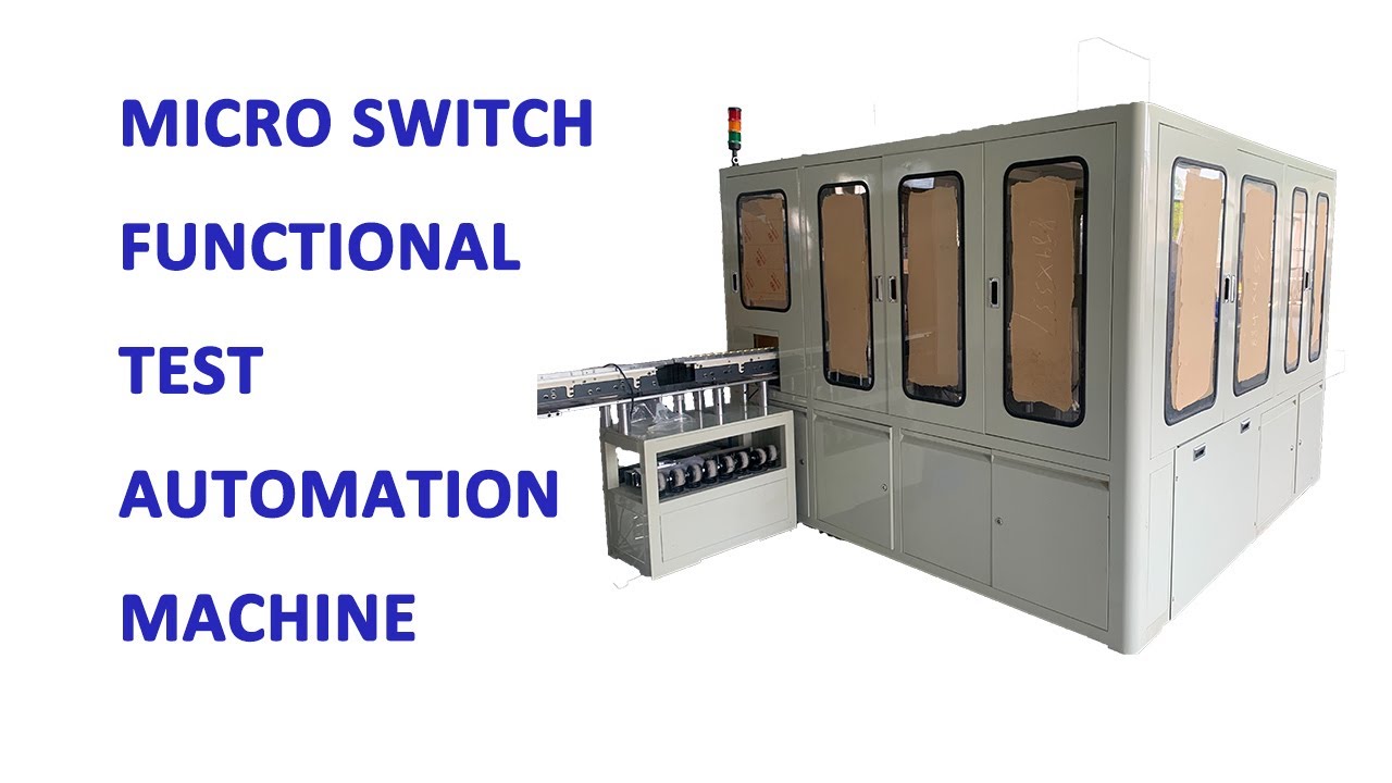 Functional Test Automation Machine for Micro Switch