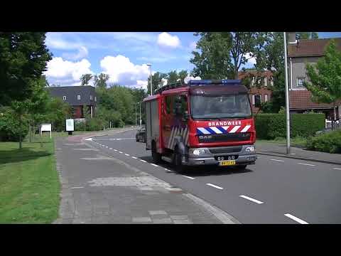 Oude TS65-1 met spoed naar een melding in Spijkenisse (2012)