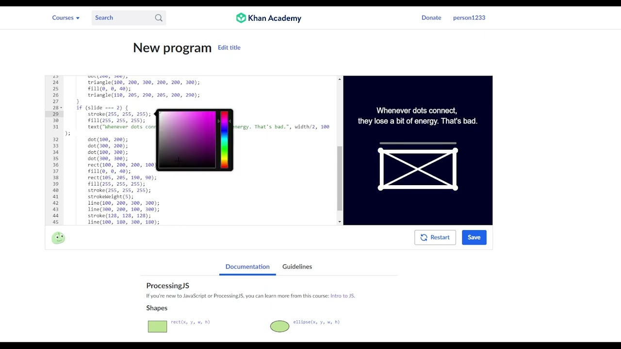 i make a powerpoint presentation in javascript