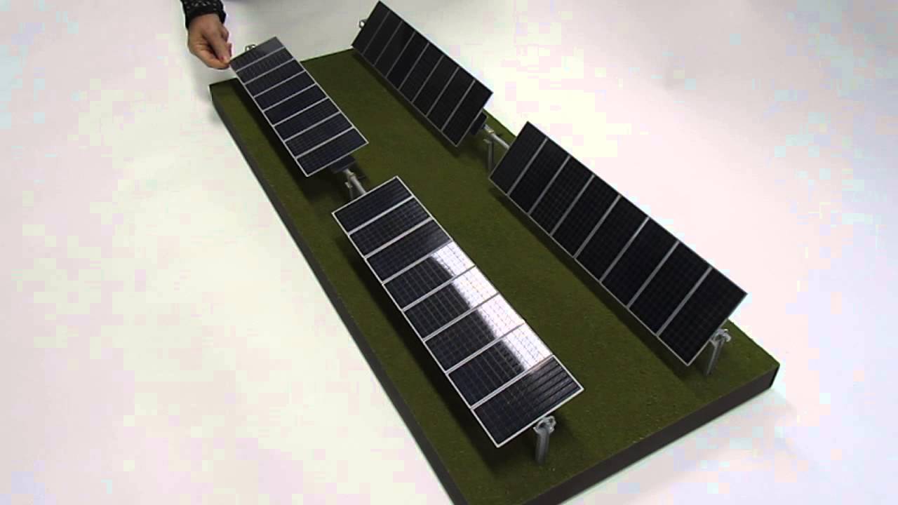 Working Solar Array Model / Solar Panel Model