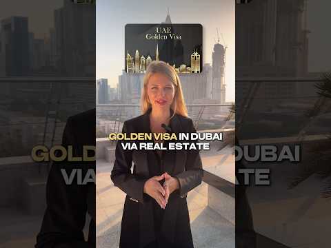 Get the UAE Dubai Golden Visa by investing in real estate! #DubaiGoldenVisa