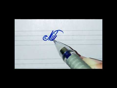 Name of Nilima write ✍️ in beautiful cursive style.||. Comment your name to write a name.