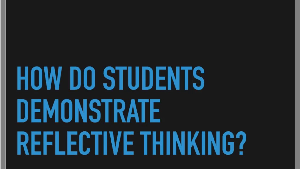 Putting Reflection to Work Practical Teaching Strategies Part 1