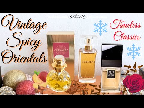 Vintage Spicy Perfumes | Rich, Opulent, Amber-Spicy Scents for Winter | Estee Lauder, Chanel, Dior