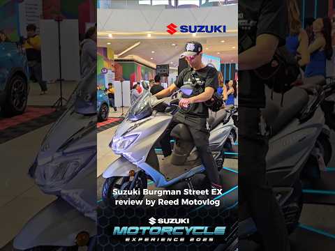 Reed Motovlog’s quick take on the Suzuki Burgman Street EX! Fuel-efficient with a spacious footboard
