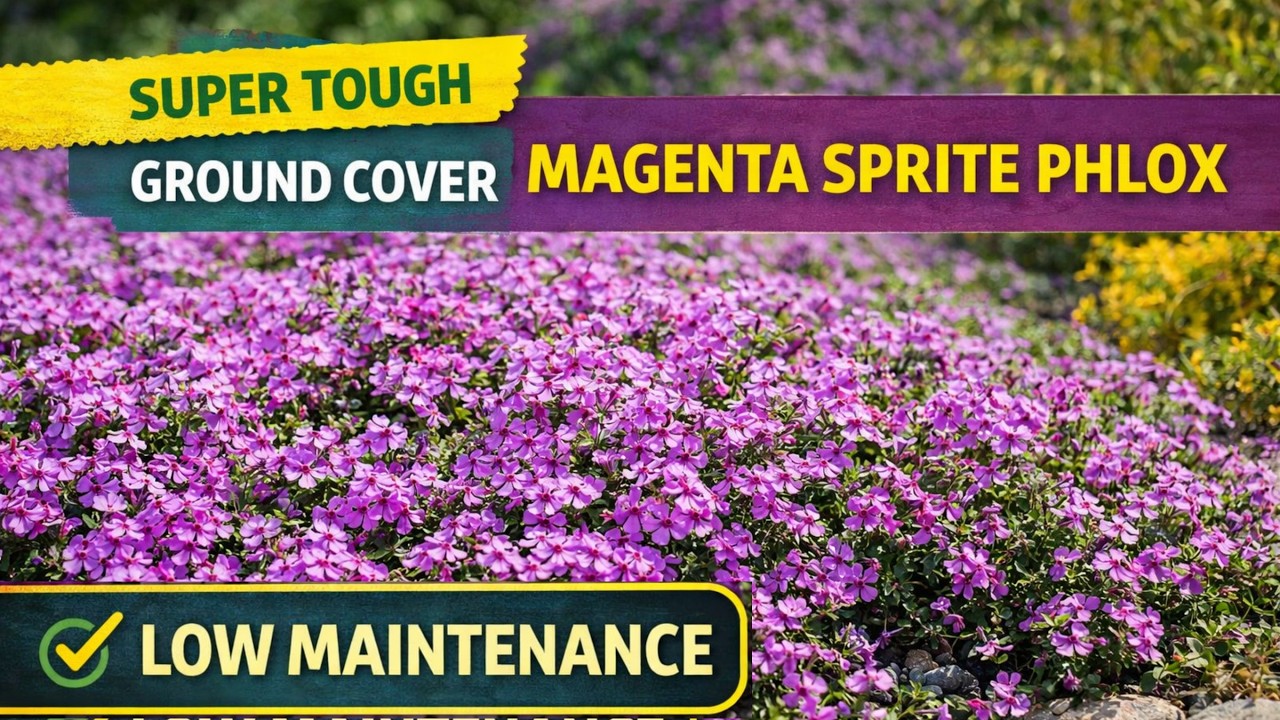 Stop Planting Grass Here — Use This Instead (Magenta Sprite Phlox Guide)