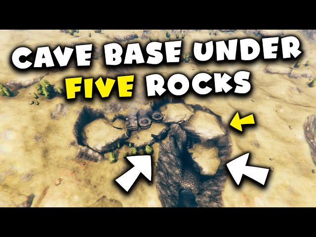 Cave Base Under Five Rocks Valheim Build